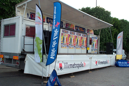 Car podium VIP, Lille, Nord Pas de Calais, 59, 62, Hauts de France